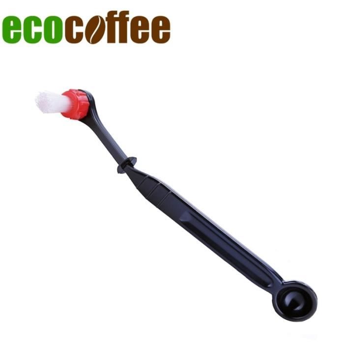 Machine à café expresso Ecocafé - Brosse avec cuillère - Noir - Café ...