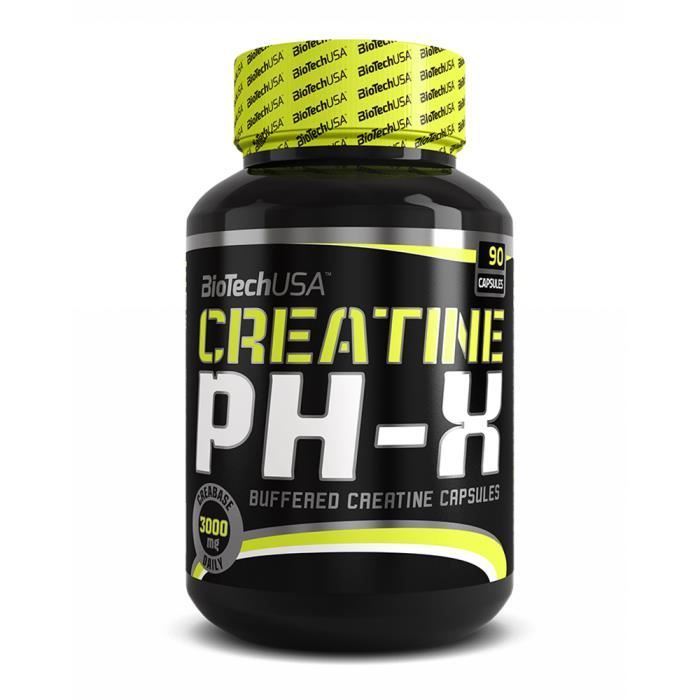 BIOTECH USA - Creatine pH-X 90 caps - Cdiscount Sport