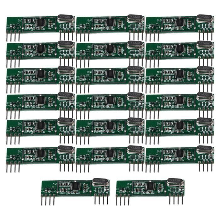 433mhz SUPERHETERODYNE RF sans-fil récepteur Module Kit vert dc3v-5.5v ...