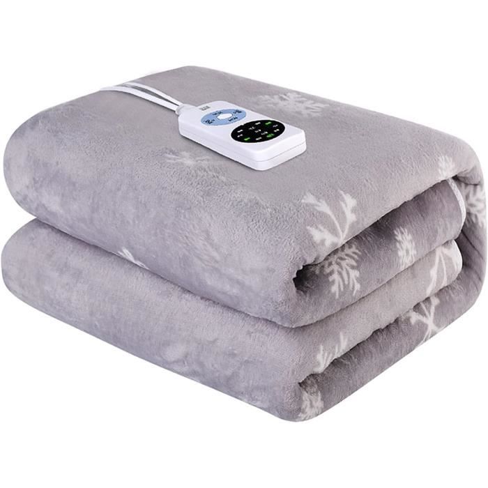 Couverture Chauffante Avec Arrêt Automatique,Flanelle Peluche ...