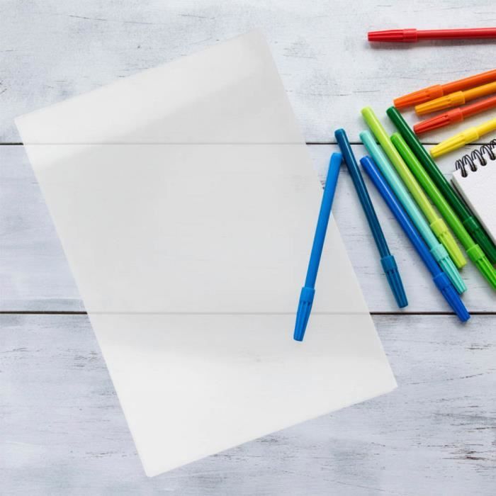 Cikonielf Feuille de plastique rétractable 10 pièces feuille ...