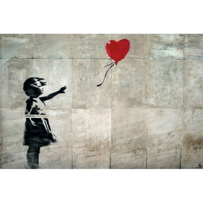 Poster "Hope" de Bansky - Cdiscount Maison