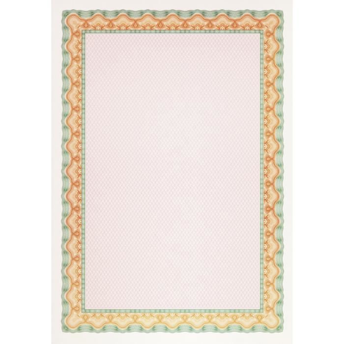 Papier de communication A4 115g 70 feuilles Diplômes ORANGE/TURQUOISE ...