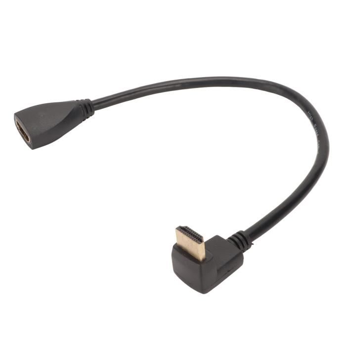Câble d'extension HDMI - EJ.LIFE - 270 Degrés - 4K - 1 pied - Noir ...