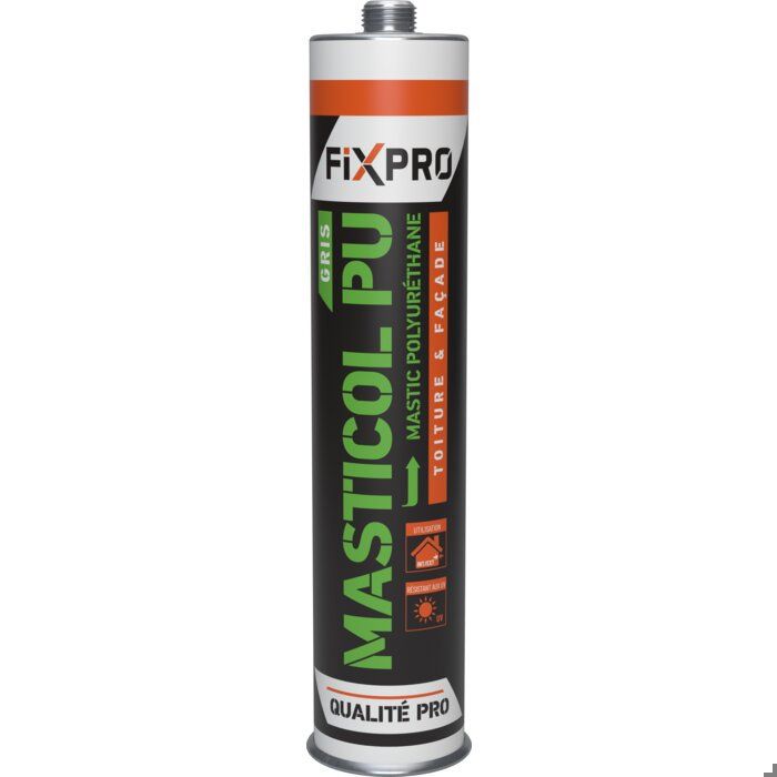 Mastic polyuréthane - FIXPRO - Masticol PU - Gris - Vendu à l'unité ...