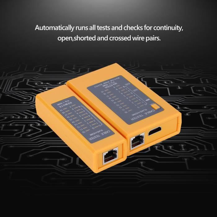 Testeur de câble numérique HDMI haute définition réseau Rj45 Outil ...
