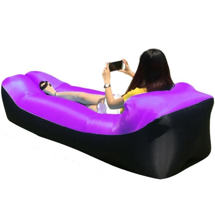 235x70cm Adultes Canapé Gonflable Etanche,Sofa Gonflable Lounger ...