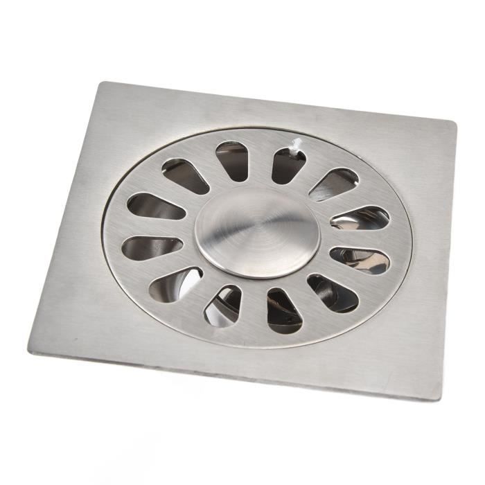 HURRISE Siphon de sol pour douche Drain de Plancher de Cuisine, Acier ...