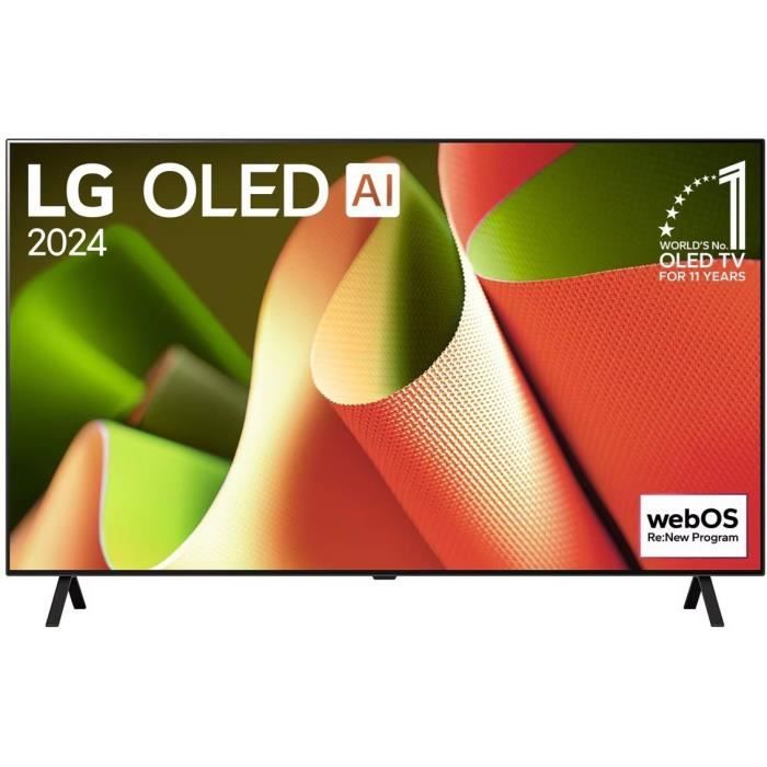 LG 65B4 - TV OLED 65" (165 cm) - 4K UHD 3840x2160 - Processeur IA α8 4K ...