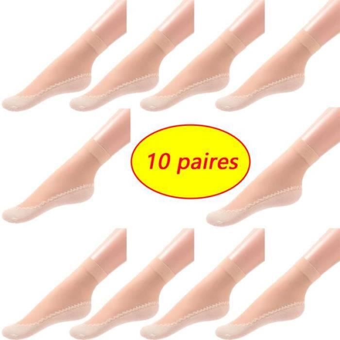 IToobe Bas courts 10 paires de bas pour femmes avec bout renforcé de ...