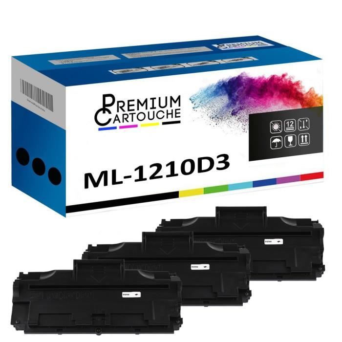PREMIUM CARTOUCHE - x3 Toners - ML-1210D3 - SF-5100D2 (Noir ...