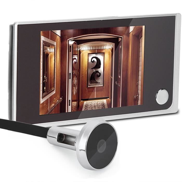 Visionneuse de judas - SALALIS - 3,5' LCD - Angle de vision 120 ...