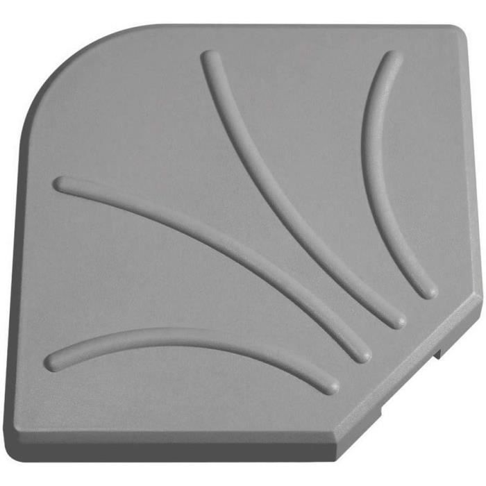 Fixation pour Parasol Excentrique - SANAG - A440 - Ciment Gris - 47 x ...