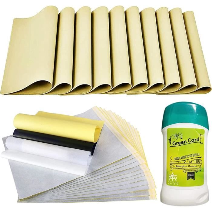 Moricher 10 pièces tatouage pratique skin 20 transfert papier tatouage ...
