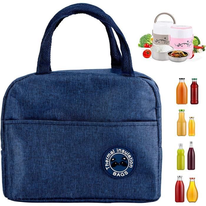 LAOYE Sac Isotherme Repas, Petit Sac Isotherme Portable, Sac Lunch Box ...