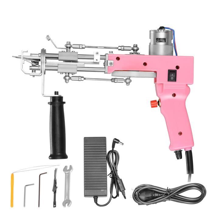 2 en 1 Pistolet à Tufter, Machine Électrique de Tissage de Tapis, 10-40 ...