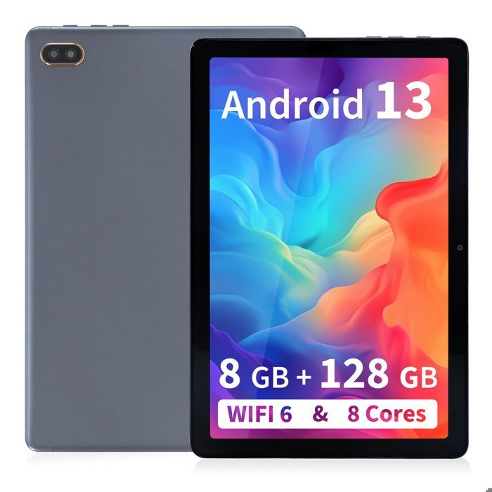 Veidoo Android 13 Tablette 10 Pouces, Écran IPS 10.1'', 8 Go (4+4 ...