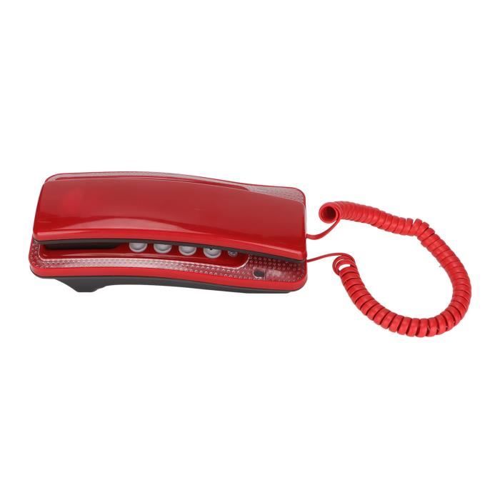 Vvikizy Téléphone mural Vvikizy Téléphone maison murall KXT‑438 Téléphone Maison Mural Téléphone ...