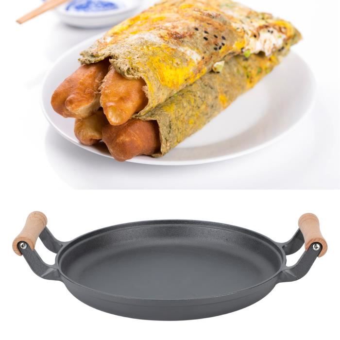 REN Poêle grill fonte Ø33 cm - Noir RE388 - Cdiscount Electroménager