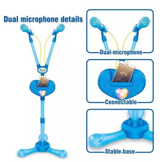 Micro Enfant sur Pied Karaoké Enfants , karaoké microphone bluetooth ...