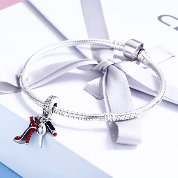 WOSTU Charms Argent 925 Femmes Ziron Européen Style Compatible marque ...