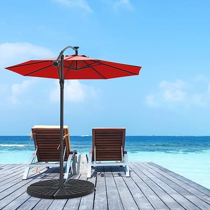 RELAX4LIFE Parasol de Jardin 300 CM | Pivotant à 360°| Parasol Anti-UV ...