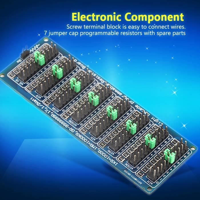 Carte Résistance Programmable 0.1R À 9999999R, 8 Sections, Précision 0 ...