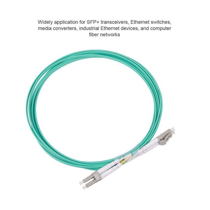 Om3 Lc À Lc Câbles Fibre Optique 3M, 50-125 Duplex Multimode Jaretiere ...
