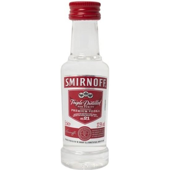 Mignonette Miniature Smirnoff Premium Vodka - La cave Cdiscount