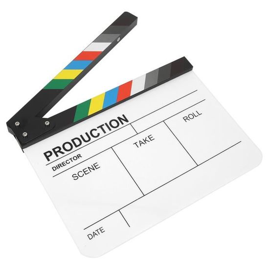 Clap de film Clap en Acrylique Clap d'Action de Photographie de ...