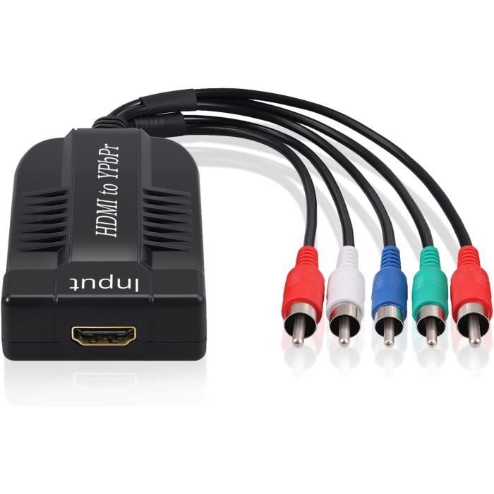 1080P HDMI vers Component YPbPr(male) 5RCA RGB Video Converter ...