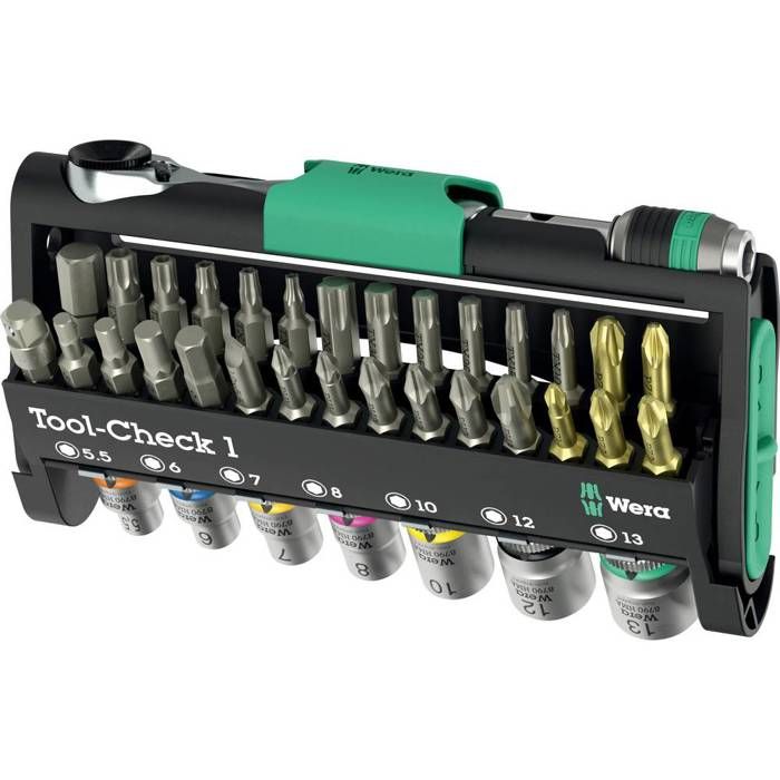 Wera Tool-Check 1 05049050001 Jeu d'embouts 32 pièces vis à fente ...