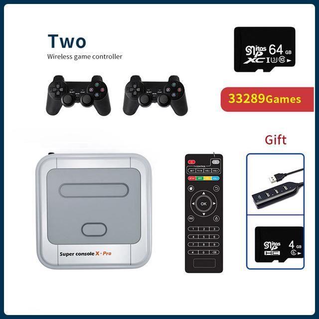 X Pro-64G-2Sans fil-Super Console X PRO, 50000 jeux avec thorac2.4 G ...