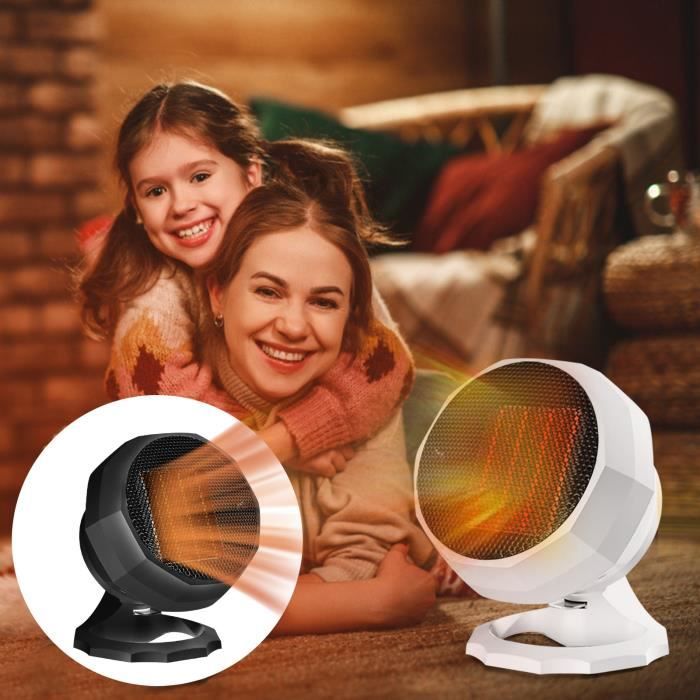 Mini radiateur de bureau personnel à vent chaud et froid portatif pour ...