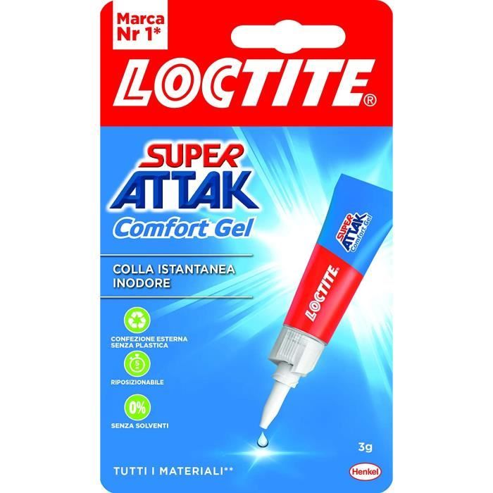 Super Attak Comfort Gel, super colle transparente et puissante, colle à chaussures extra forte ...