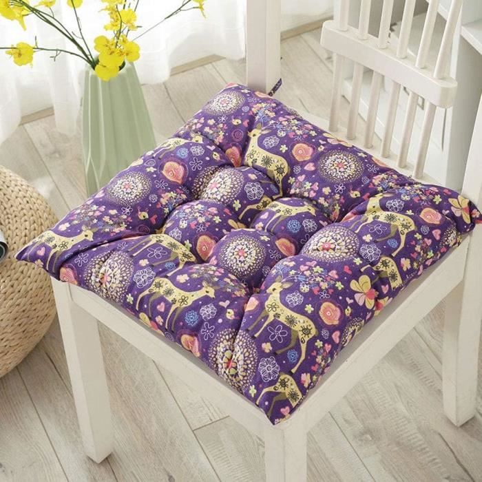 Coussins De Chaise Coussins D'Assise Et De Chaise Housse Coton D'Assise ...