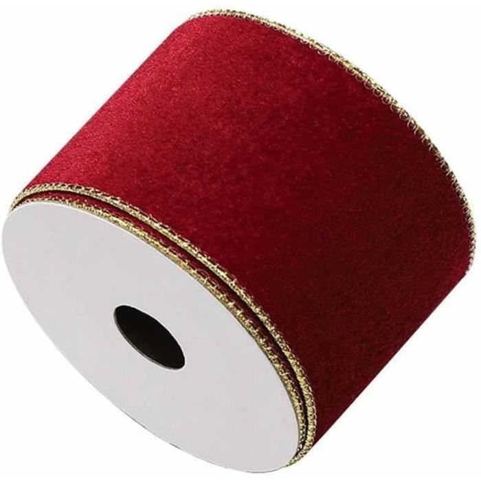 Ruban En Velours De 10 Yards-Rouleau De 6,3 Cm De Large - Ruban ...