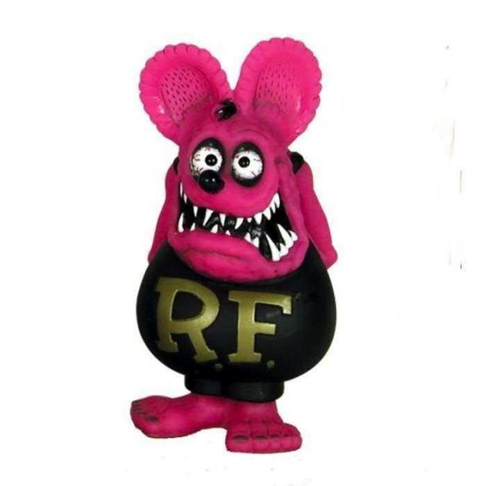 Figurine - Rat Fink - Tête rose - Corps noir - Bobble 17 cm - Cdiscount ...