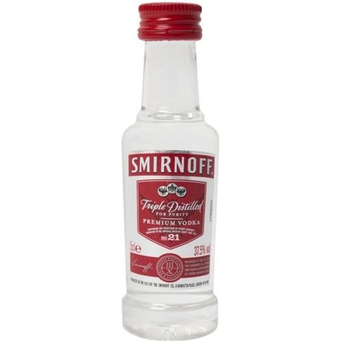 Mignonette Miniature Smirnoff Premium Vodka - La cave Cdiscount