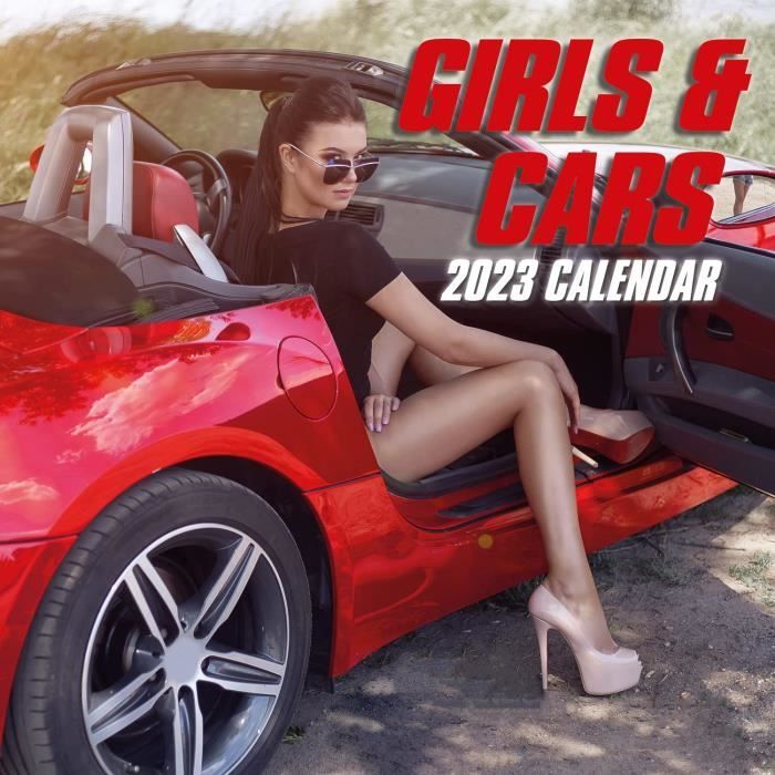 Calendrier 2023 Sexy Nue Et Voiture Photosg 30x30 Cm Femme Erotique Automobile Femme Nue