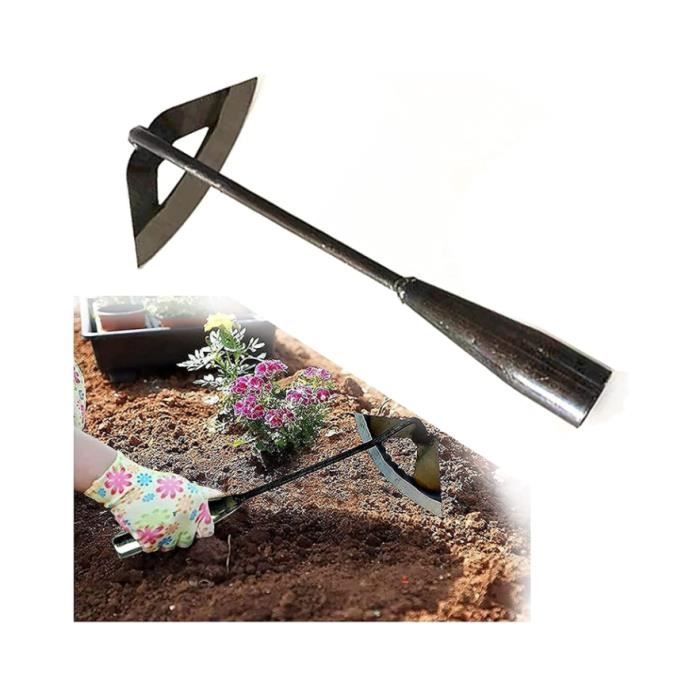 Houe Creuse - Houe - Outil de Jardinage - Acier Durci - Désherbage ...