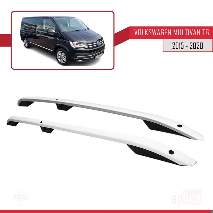 Rails de Toit - Volkswagen - Multivan T6 - Aluminium - Gris - Set de ...