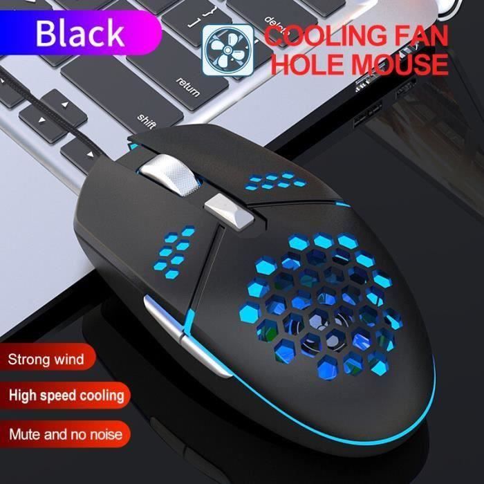 Souris ordinateur,Souris optique de jeu professionnelle filaire,USB,rvb ...