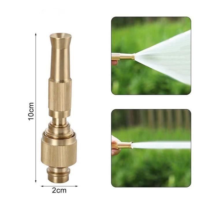 ( 1I2 3I4 Nozzle)Buse de pulvérisation haute pression réglable, Jet d'eau, connecteur de robinet ...
