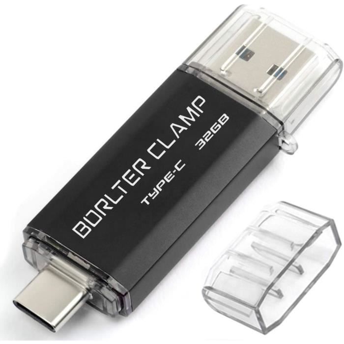 Clé Usb 32 Go, Dual Port Otg Usb 3.0 Mémoire Stick Aves Type C Port, U ...