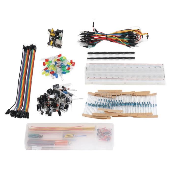 Kit de composants électroniques Assortiment amusant de démarrage avec ...