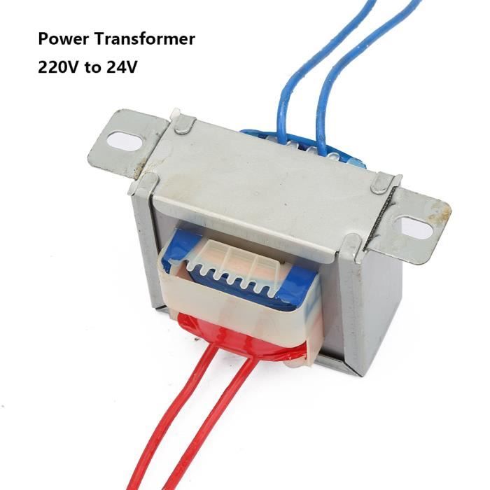 EJ.life Transformateur de puissance EI AC 12V/24V Tension de sortie 20W ...