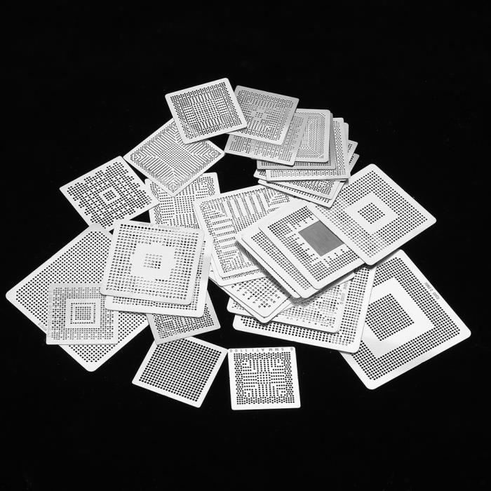 Outils de réparation BGA Reballing Stencils, BGA Rework Net, Inox for ...