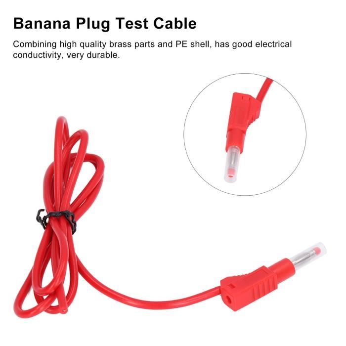 Banana Test Lead 4mmPCS en laiton PE Shell 32A 1000V Set Kit pour les ...