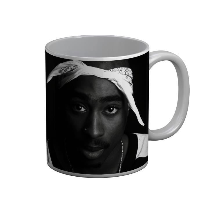 Mug Céramique Tupac Shakur Portrait Rapper Rap Hip Hop Legend Vintage ...